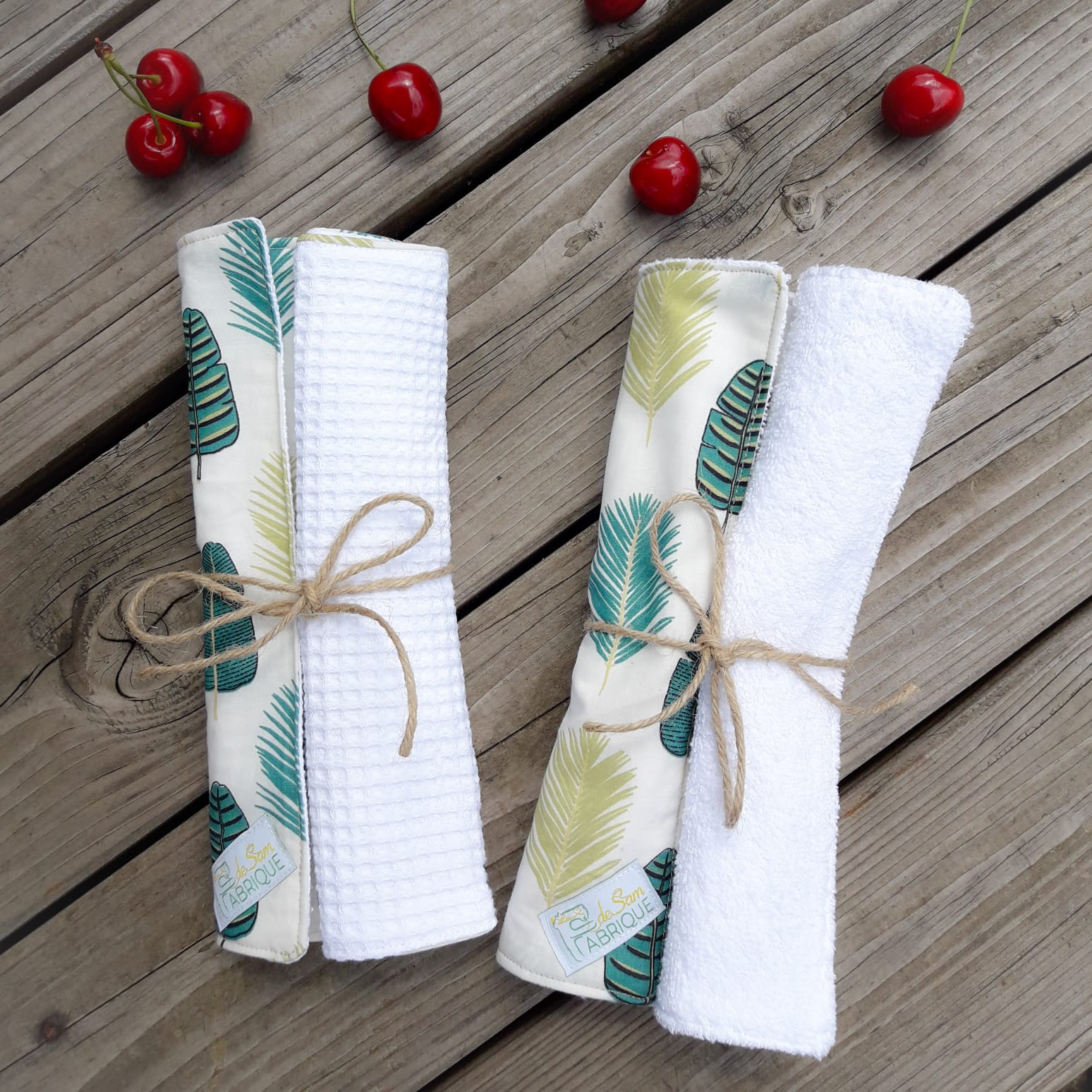 Lot de 4 essuie-tout - La Fabrique de Sam
