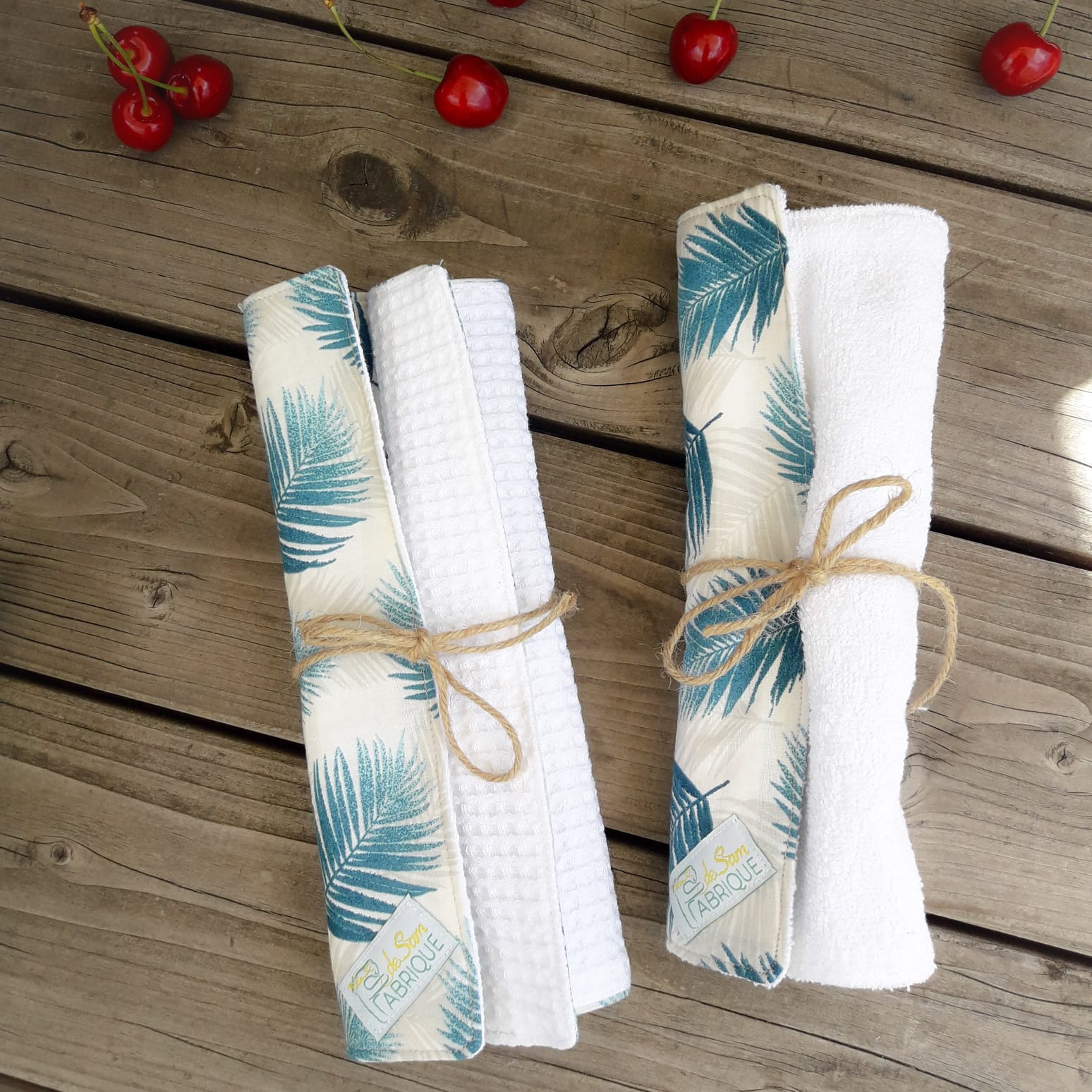 Lot de 4 essuie-tout - La Fabrique de Sam