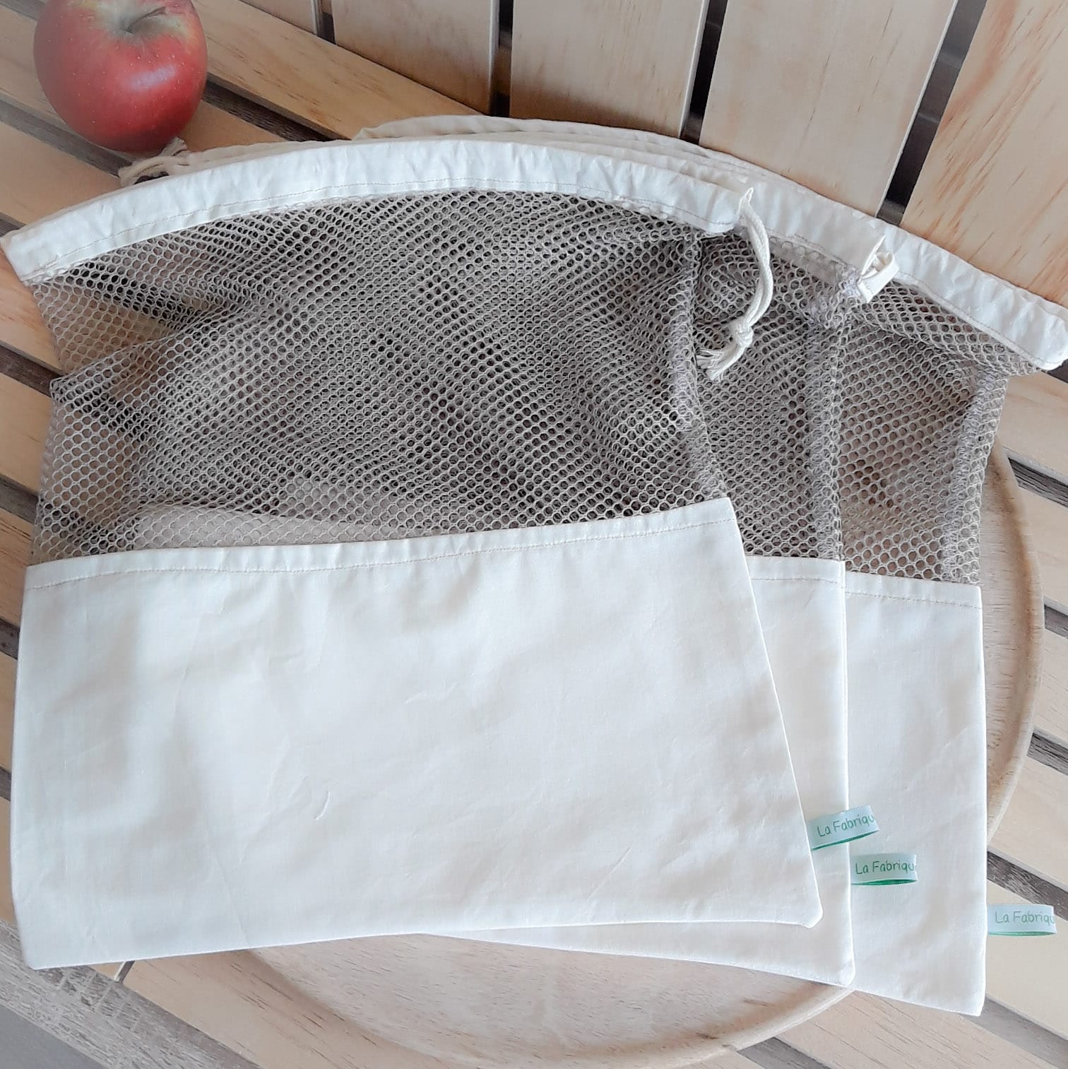 Sac filet fruits et légumes - La Fabrique de Sam